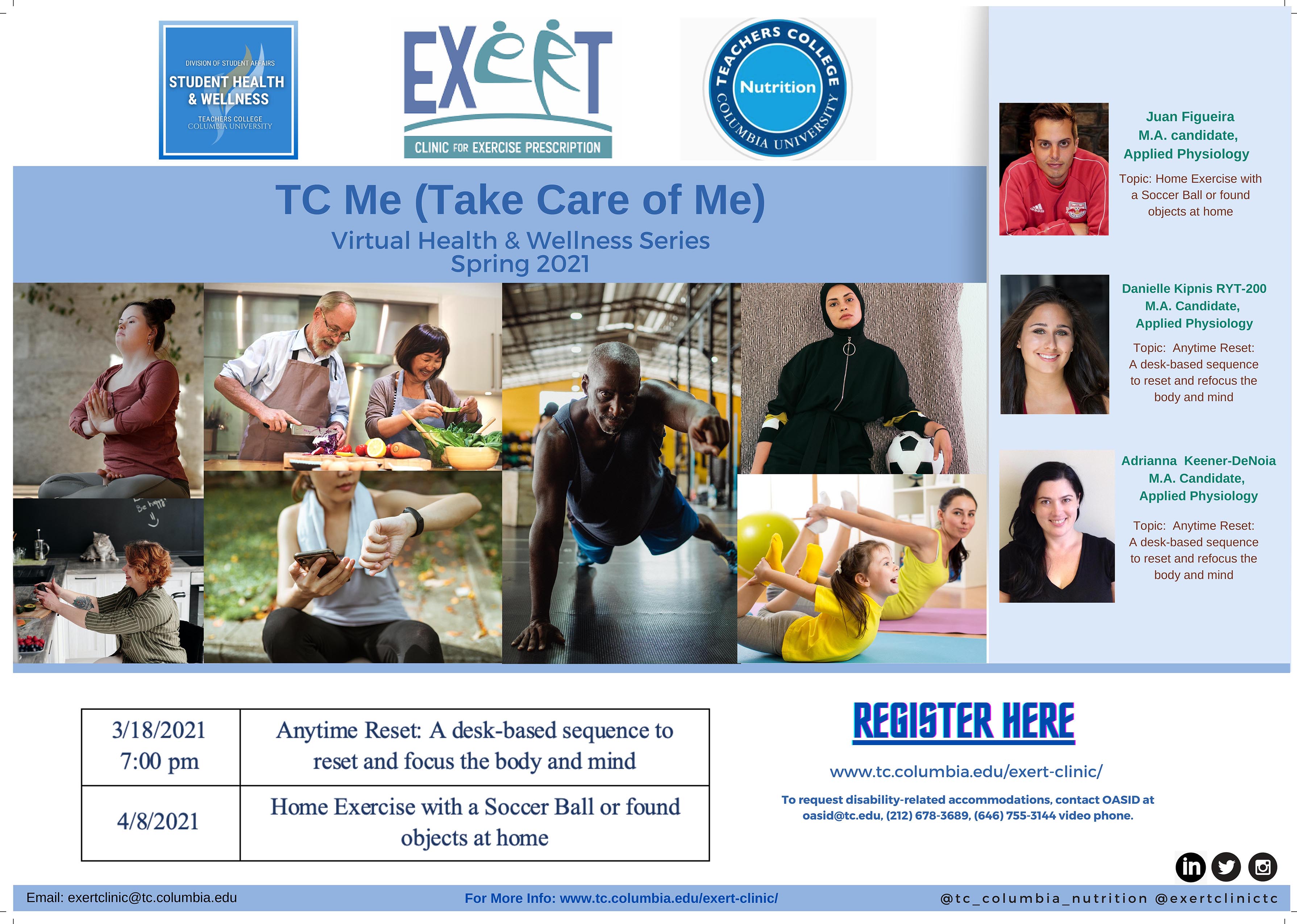TCMe (Take Care of Me) | Events | Teachers College, Columbia University