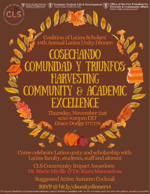 14th Annual Latinx Unity Dinner | News | Latinx and Latin American ...