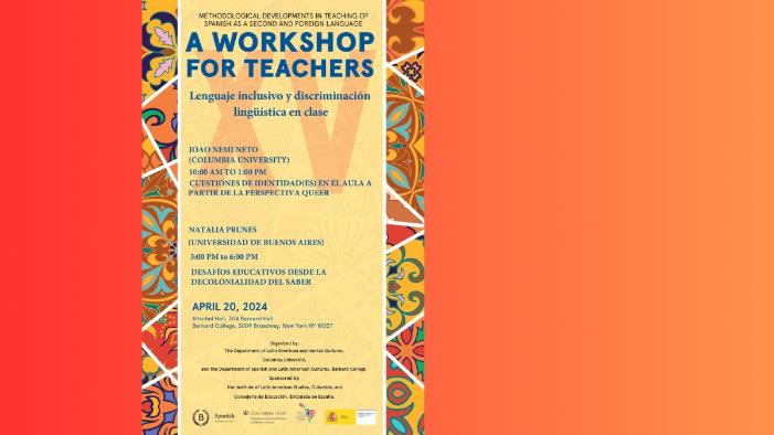 Workshop about "Lenguaje inclusivo y discriminación lingüística en ...