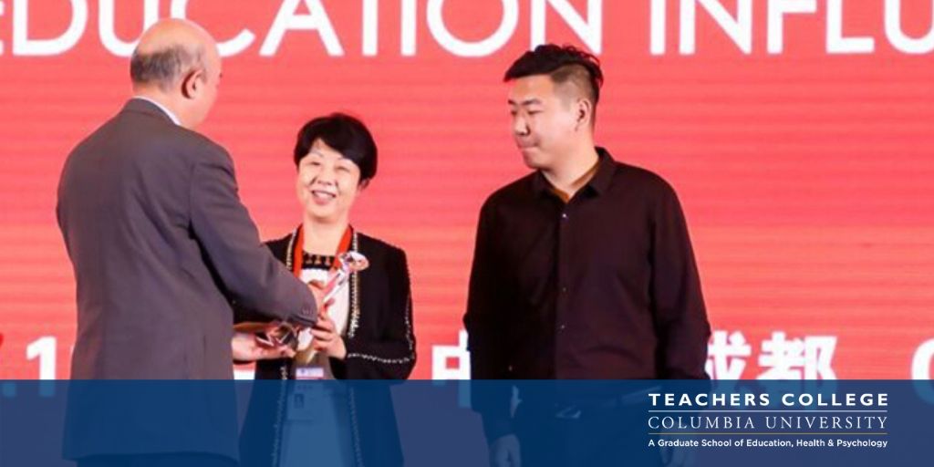 TC’s Lin-Siegler is Honored by the Asia Educational Forum