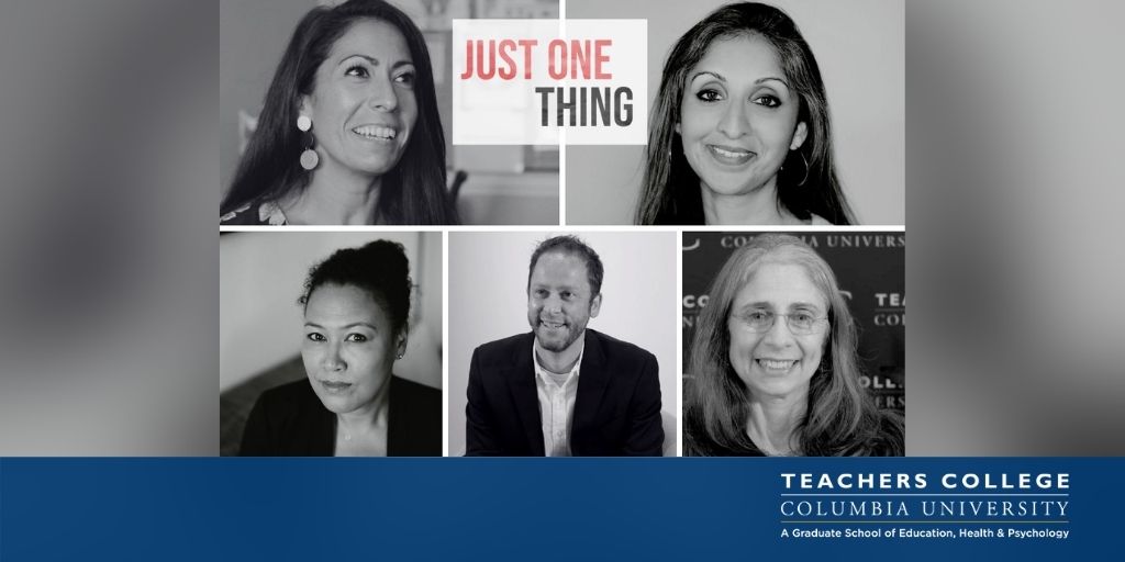 Just One Thing Video Series Showcases Faculty | September | 2021 ...
